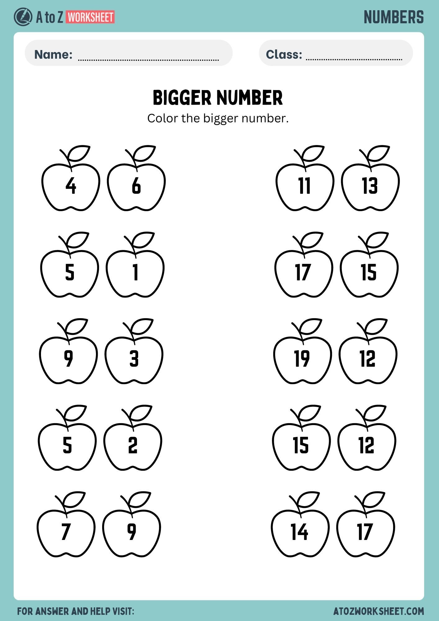 Nursery Numbers Worksheets Nursery Numbers Worksheets